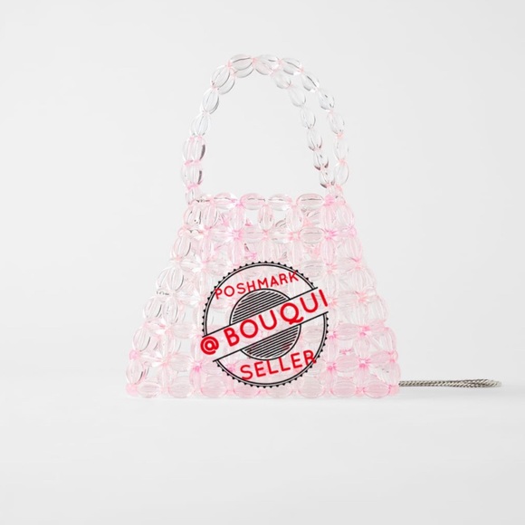 Zara | Bags | Bloggers Fav Zara Transparent Beaded Bucket Bag | Poshmark